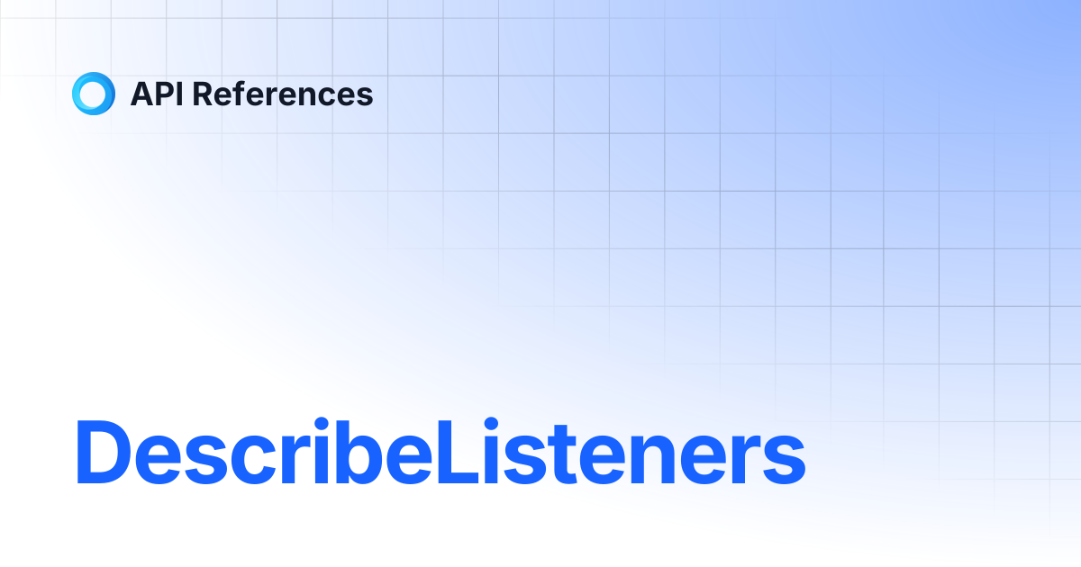 DescribeListeners | API References
