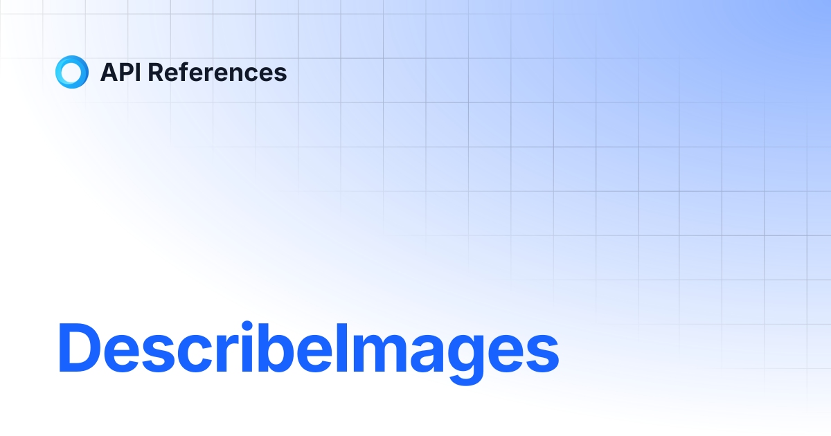 DescribeImages | API References