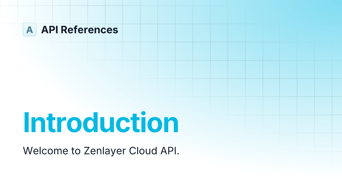 Introduction | API References